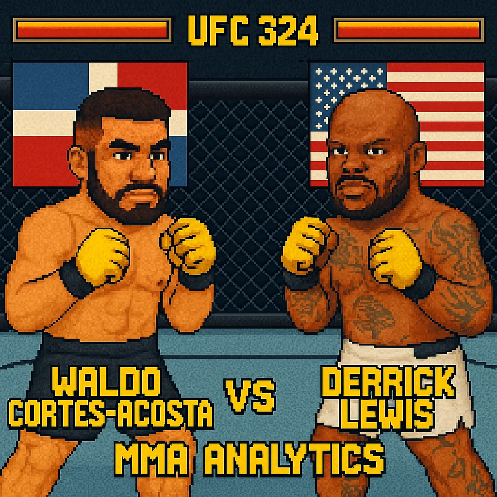 Waldo Cortes-Acosta vs Derrick Lewis – UFC 324: Gaethje vs Pimblett ...